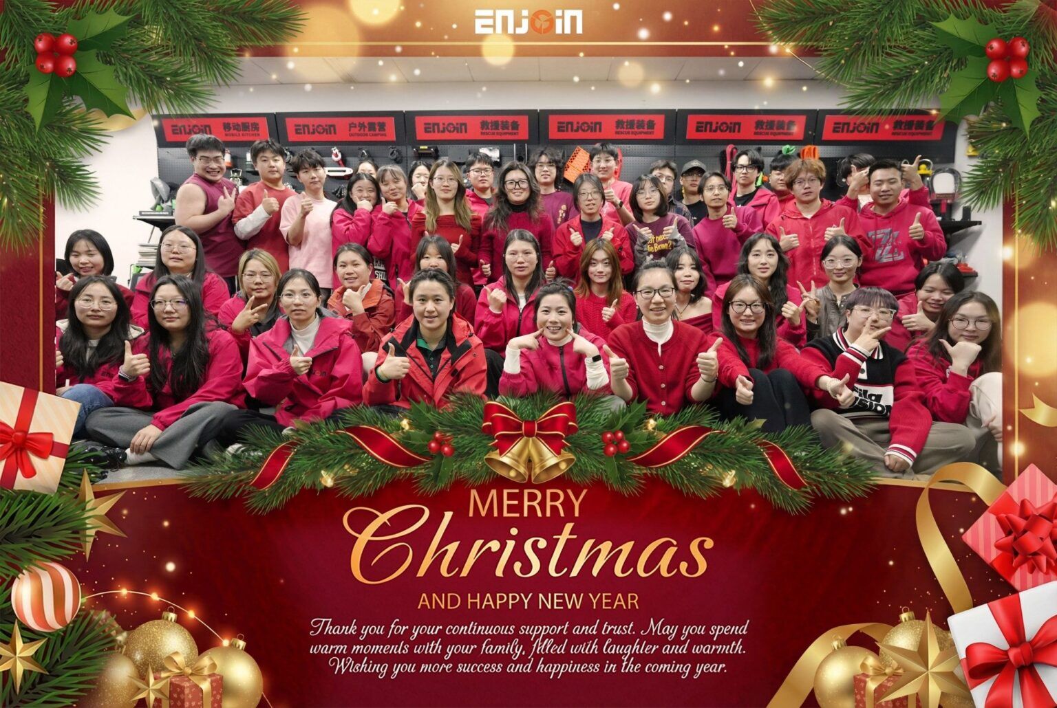 🎄 Merry Christmas from ENJOIN INDUSTRIAL LTD 🎄 - ENJOINtent.com
